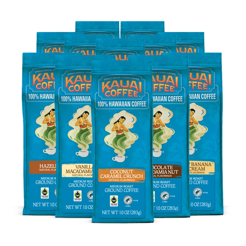 Coffee of The Month - Assorted Flavored 100% Hawaiian – Kauai Coffee